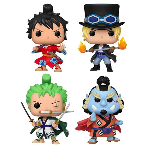 Funko Pop Anime One Piece Luffytaro Sabo Zoro Jinbe Mundo Comics