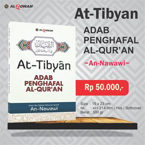 Jual Buku At Tibyan Adab Penghafal Al Quran Shopee Indonesia
