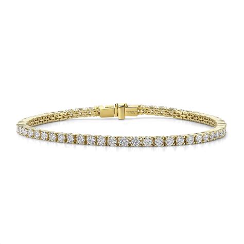 Orovi Damen Armband Gelbgold Ct Diamant Tennisarmband Karat