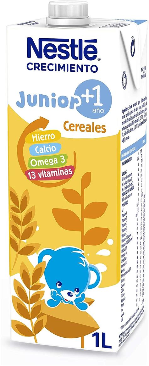 Nestlé Junior1 Preparado Lácteo Infantil con Cereales 1 Año 1L
