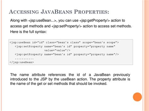 jsp javabeans 9 feb ppt download