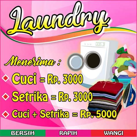 30 Contoh Spanduk Laundry Kiloan Yang Menarik KOSNGOSAN