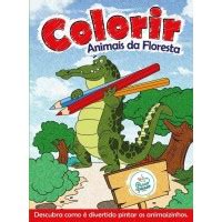 Universal Papelaria Livro De Colorir Animais Da Floresta