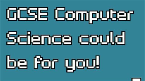 gcse computer science youtube