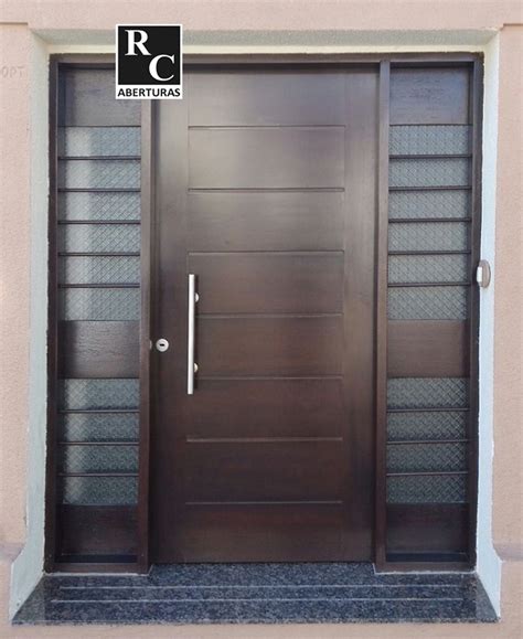 Puerta Exterior Madera C Acoples Ej Un Acople Lateral U S