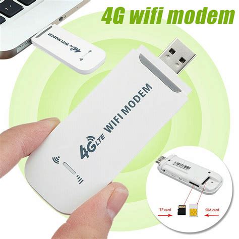 4G LTE USB Modem Network Adapter With WiFi Hotspot SIM Card Wireless