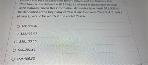 solved you are given the following partial table now assume