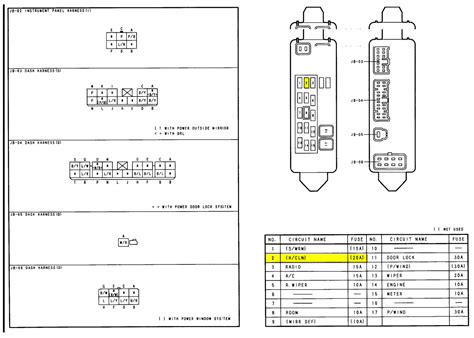 Mazda Protege Fuse Box Layout