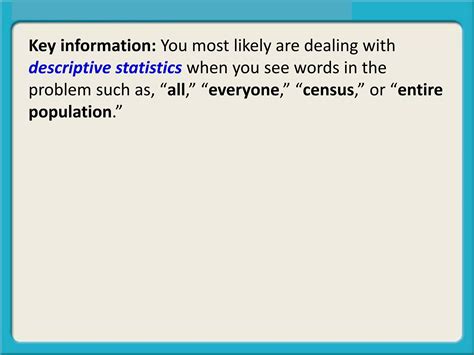 Inferential Vs Descriptive Ppt