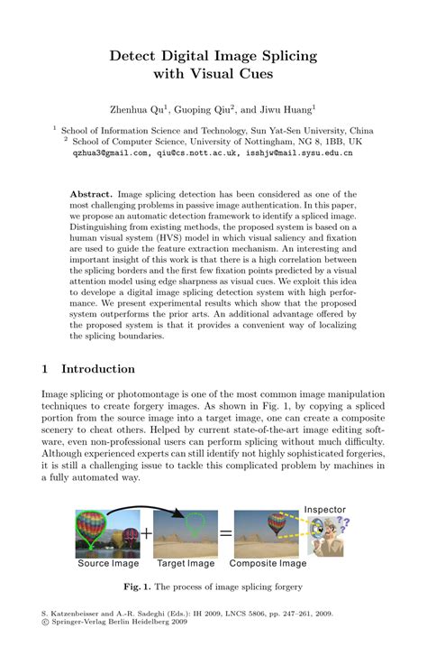 pdf detect digital image splicing with visual cues
