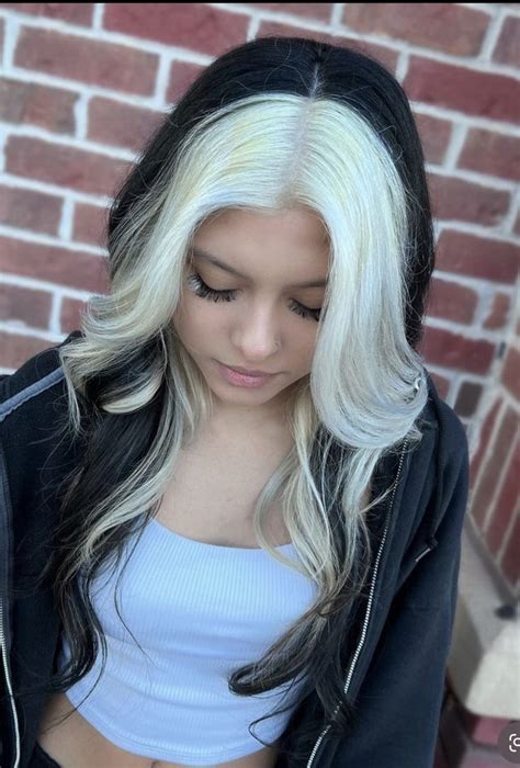 Pin By David Connelly On Dyed Or Bleached Bangs 15 Brunette Hair