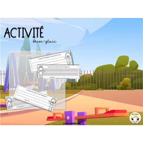 Activit Brise Glace