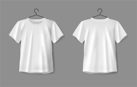 D White T Shirt Mockup Vector Art At Vecteezy