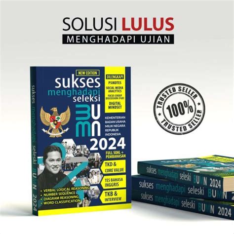 Jual Buku Sukses Menghadapi Seleksi Bumn 2024 Full Soal Dan