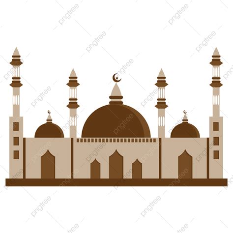 Masjid Islamic Mosque Vector Design Images Modern Flat Islamic Vector