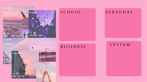 AESTHETIC PINK DESKTOP WALLPAPER ORGANIZER Desktop Wallpaper