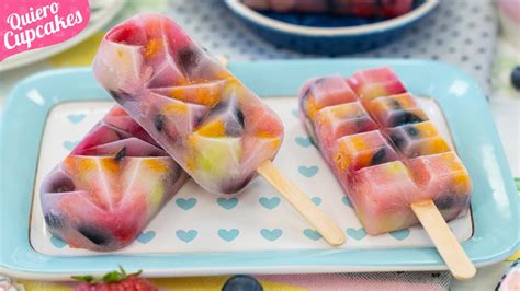 Paletas Heladas De Frutas Con Limonada Casera Quiero