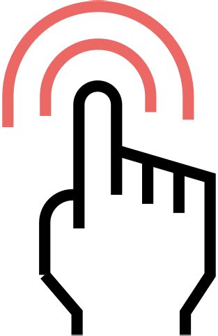 Double Tap geste main gestes Icônes Interface utilisateur et gestes