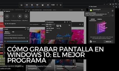 Cómo grabar pantalla en Windows 10 el mejor programa