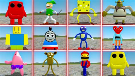 ALL 3D SANIC CLONES MEMES 3D MEMES In Garry S Mod YouTube