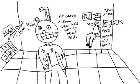 Springtrap Fnaf Colouring Pages Sketch Coloring Page