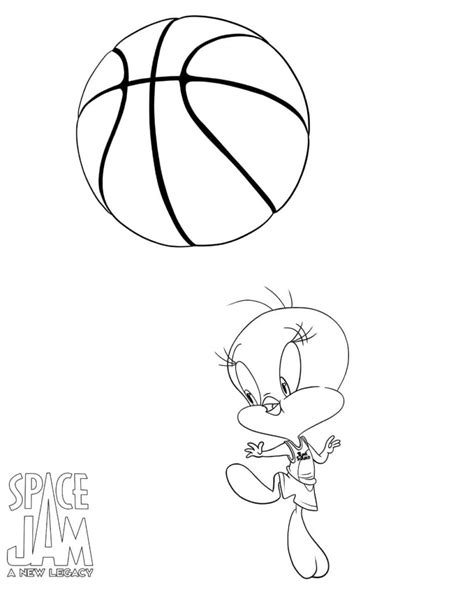Dibujos De Space Jam Un Nuevo Legado Para Colorear