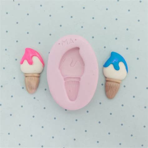 Molde De Silicone Pincel Cute Shopee Brasil