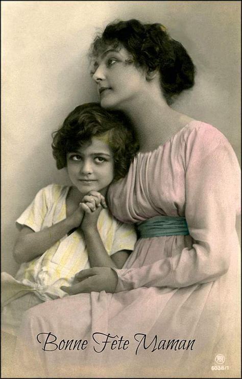 Vintage cartes fête des mères Balades comtoises Mothers day