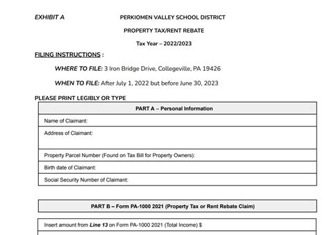 How To Complete PA Rent Rebate Form 2023 A Step By Step Guide Rent