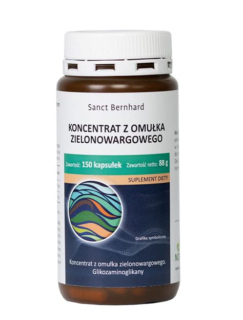 Omułek Zielonowargowy Ekstrakt 500 mg 150 kapsułek Sanct Bernhard