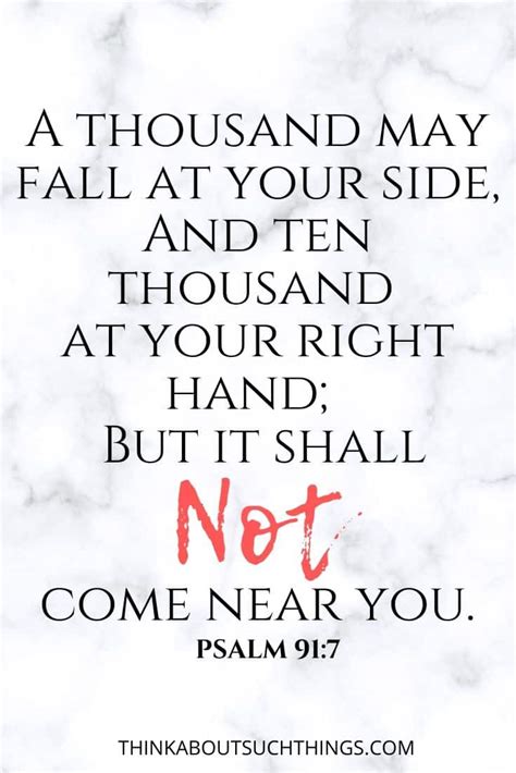 42 Powerful Bible Verses And Psalms About Protection Think About Such