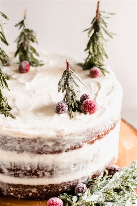 Gingerbread Cake With Mascarpone Cream Cheese Frosting How To Frost A