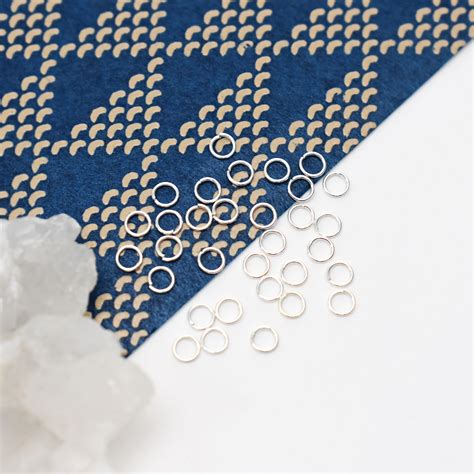 Wholesale 3mm 26ga Round Open Jump Rings Sterling Silver 925
