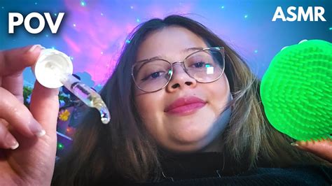 Asmr Te DUERMES en MIS PIERNAS Atención PERSONAL para DORMIR