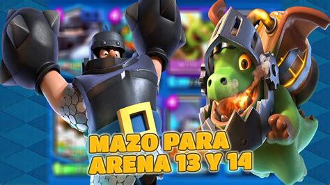 El Mejor Mazo De Megacaballero Y Dragon Infernal Para Arena Y