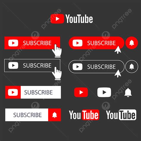 Youtube Subscribe Button Vector Hd PNG Images Youtube Subscribe Button