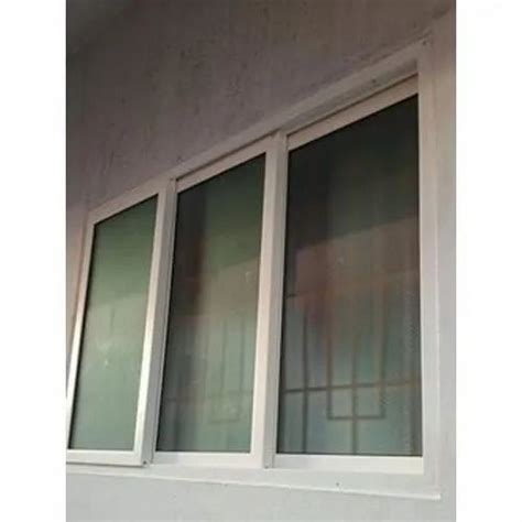 Rectangular UPVC Sliding Windows For Residential Glass Thickness 4 6