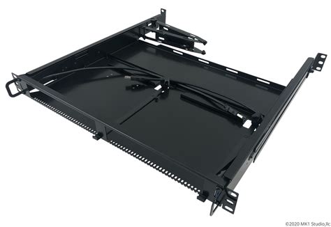 MK1 Manufacturing 1U Rack Mount For Two Mac Minis W Slide Mac Mini