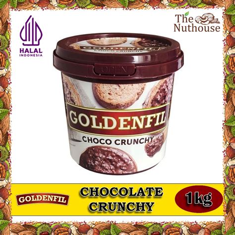 Jual GOLDENFIL Chocolate Crunchy Selai Coklat Choco 1kg HALAL