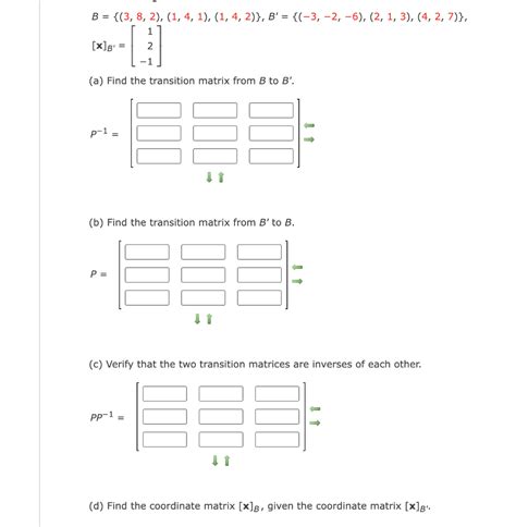 solved consider the following b { 1 2 1 1 } b