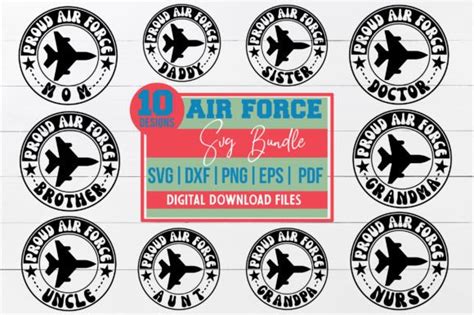 Air Force Svg Bundle Graphic By Belysvgbundlefiles Creative Fabrica