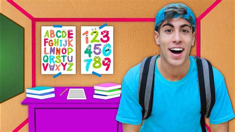 24 HORAS EN ESCUELA DE CARTON YouTube