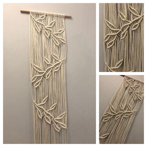 Macrame Leaf Template This Is A Great Pattern To Use In Wall Hangings