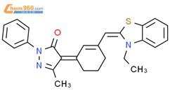 3H PYRAZOL 3 ONE 4 3 3 ETHYL 2 3H BENZOTHIAZOLYLIDENE METHYL 2