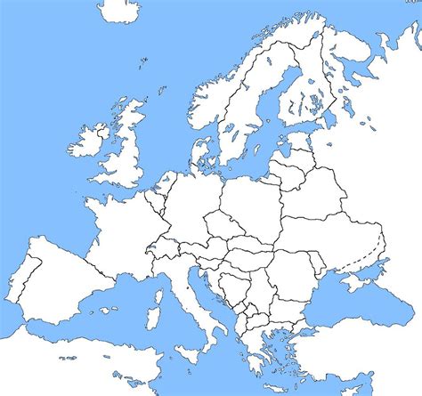 I Tried Drawing European Borders Purely Off Memory R Geography