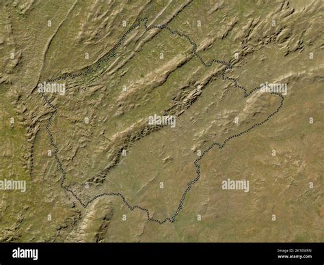 Ruyigi Province Of Burundi Low Resolution Satellite Map Stock Photo