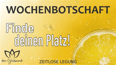 Zeitlos Finde Deinen Platz Du Bist Bereit Wunscherf Llung