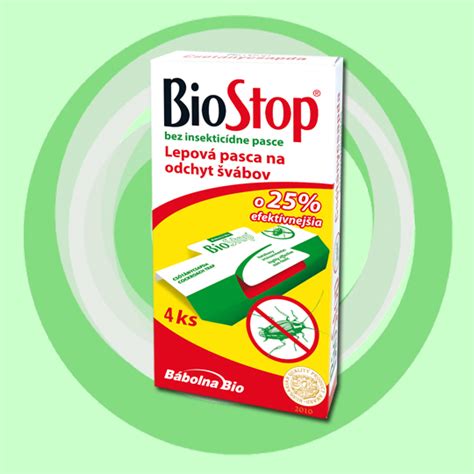 BioStop lepová pasca na šváby 4 ks bal Odpudzovače sk