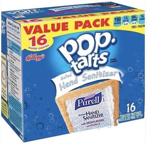 Purell Hand Sanitizer Pop Tarts Pop Tart Flavors Pop Tarts Funny