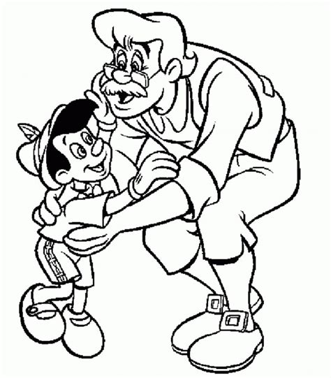 Pinocho Escuchando Para Colorear Imprimir E Dibujar Coloringonlycom